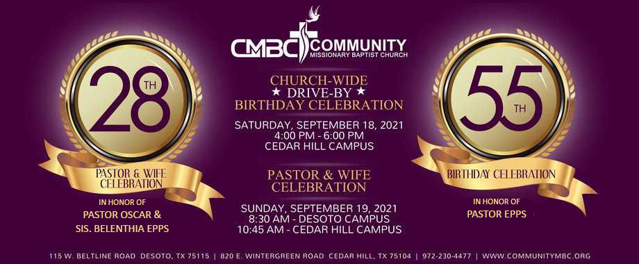 Events | Community Missionary Baptist Church of DeSoto