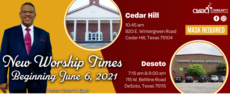 Events | Community Missionary Baptist Church of DeSoto